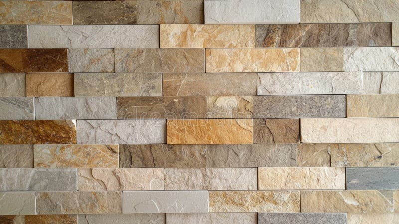Textured Stone Wall - Close Up - Horizontal Composition - Layered Stone ...