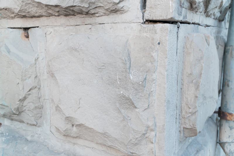 Textured Stone Wall Corner with Subtle Color Variations Stock Photo ...