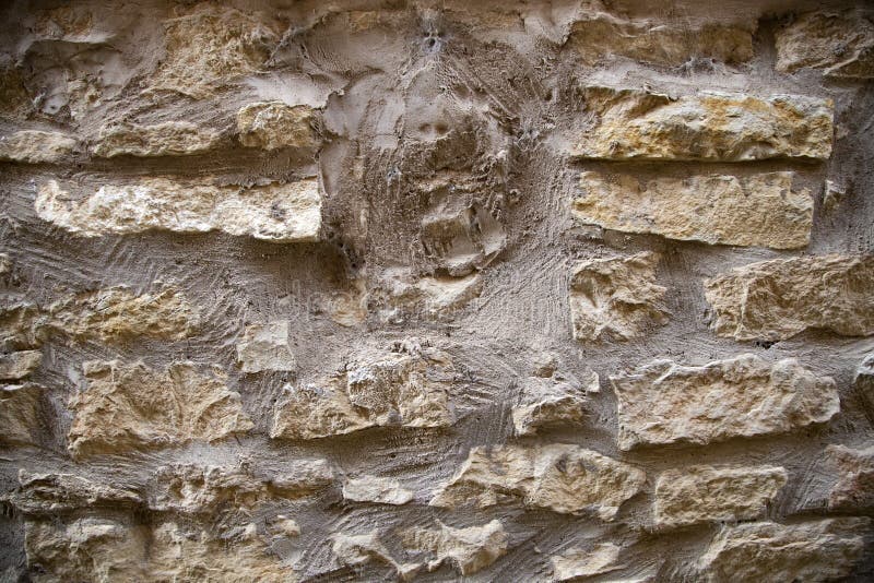 Textured stone wall stock image. Image of cement, exterior - 165492799