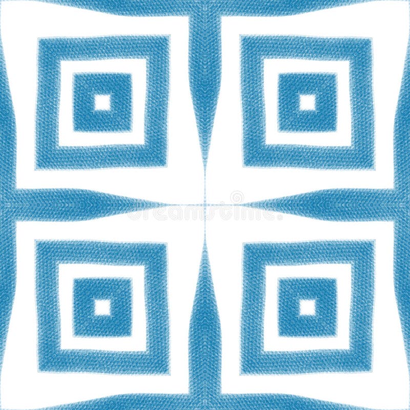 Textured Stripes Pattern. Blue Symmetrical Stock Illustration ...