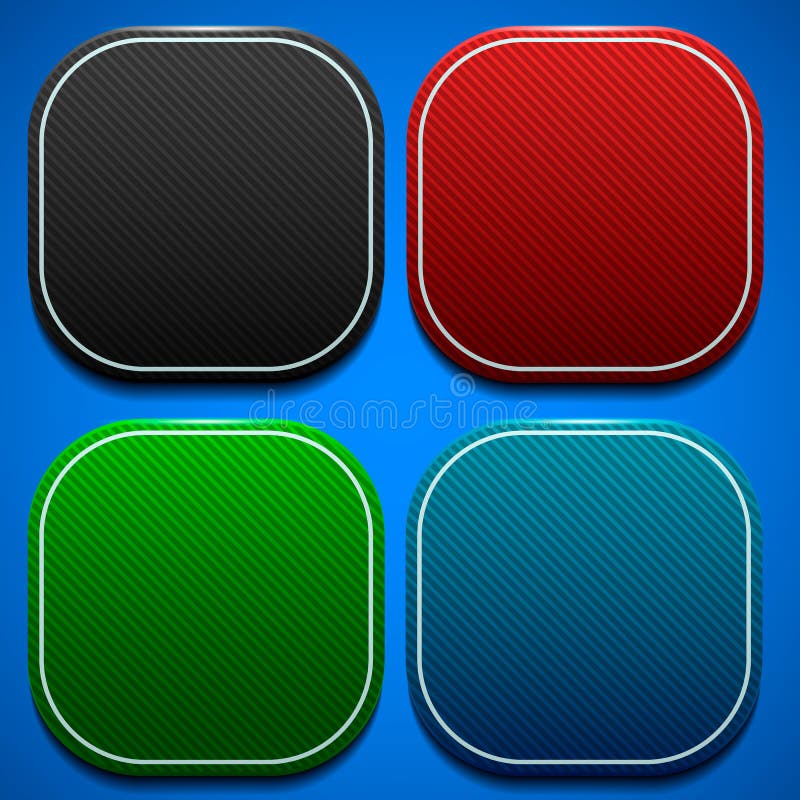 Textured Substrate Under the Icons in the Form of Stock Vector ...