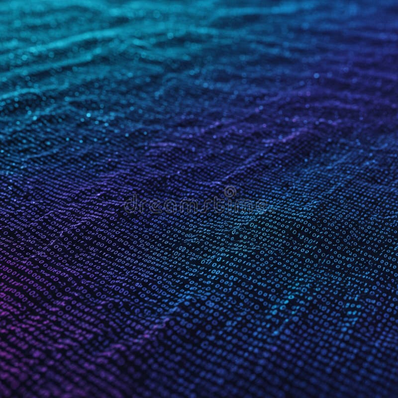 A Textured Surface with Binary Code, Comprised of the Digits 0 and 1 ...