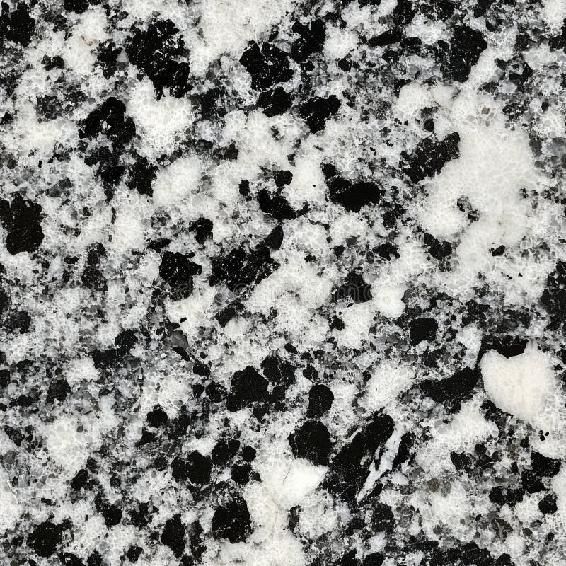 Textured Surface of Black and White Granite with Unique Patterns Stock ...