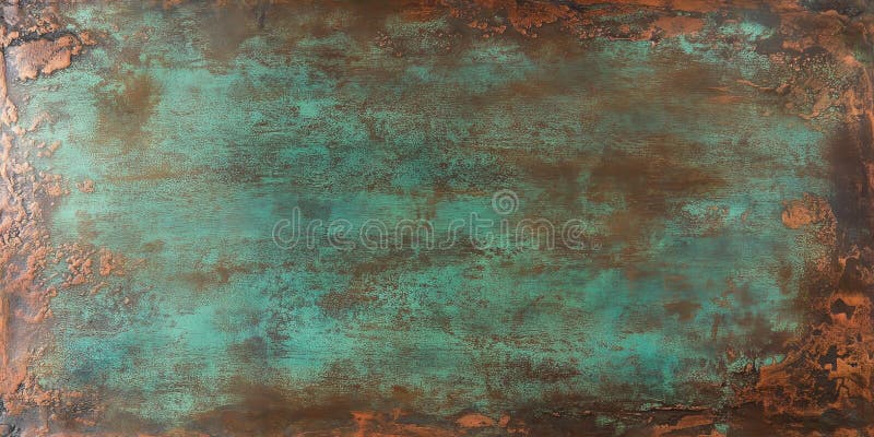 A Textured Surface with a Blend of Turquoise and Rust Tones, Evoking an ...