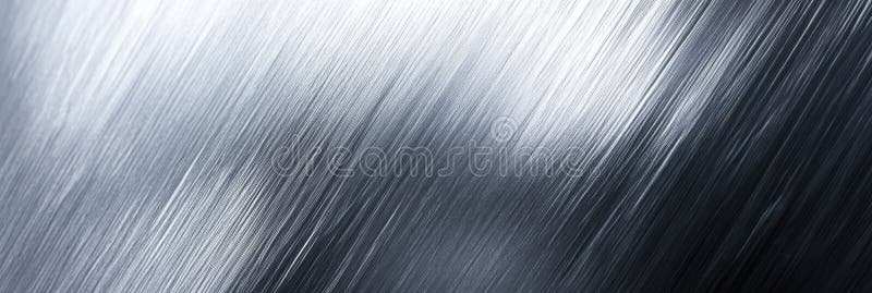 Textured Surface of Brushed Metal with Shiny Silver Appearance and ...
