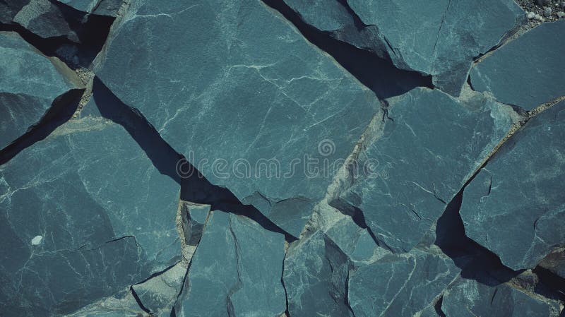 Textured Surface of Cracked Black Slate Stone for Natural Design ...