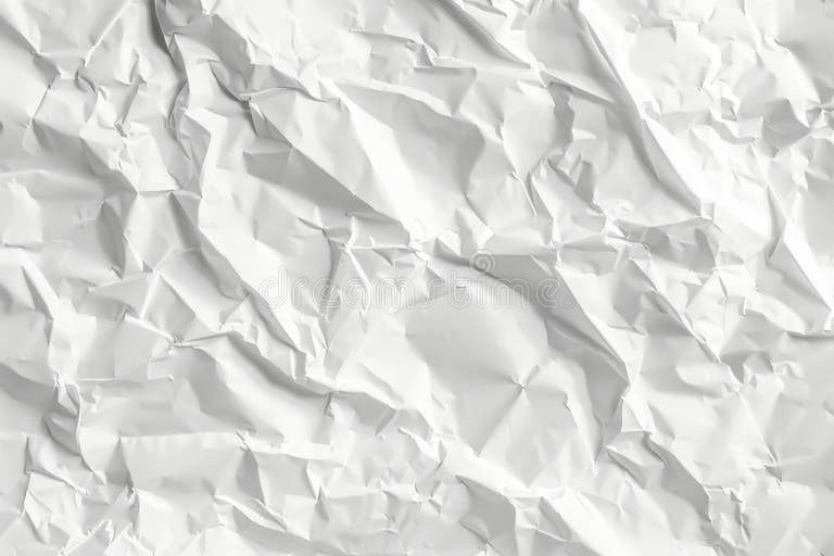 Textured Surface of Crumpled White Paper Invites Creative Expression ...
