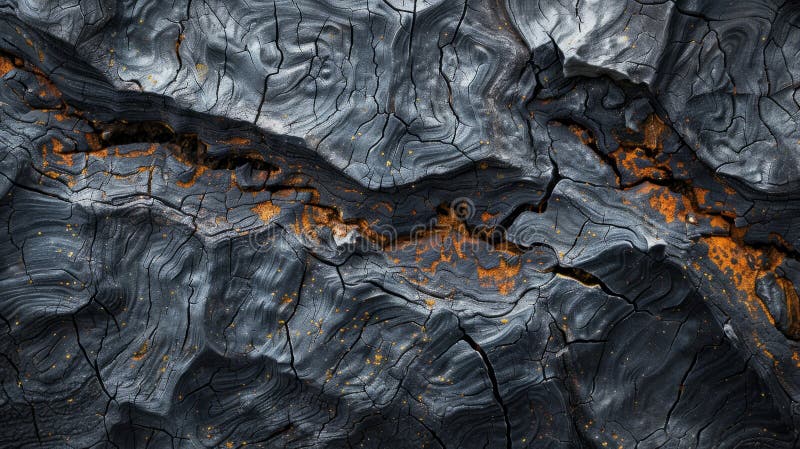 Intricate Natural Texture with Cracks and Rusty Highlights in a ...