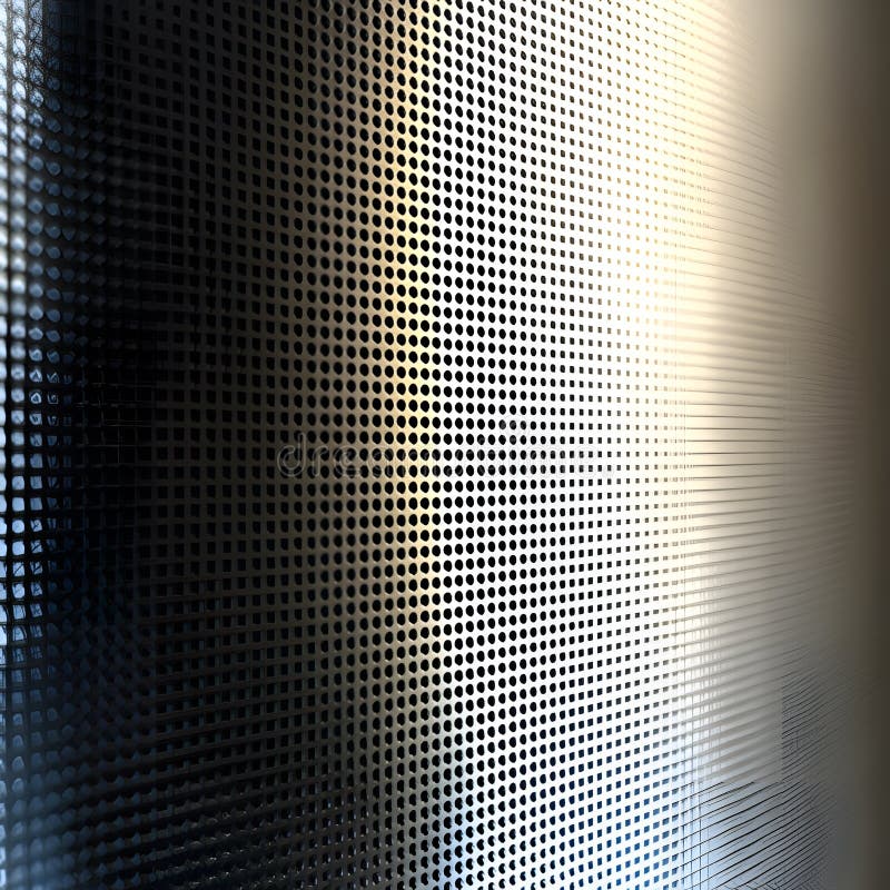 A Textured Surface Featuring a Dense Grid of Perforated Holes Arranged ...