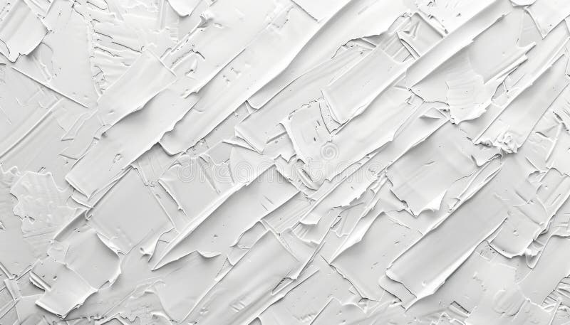 Textured White Surface with Layered Paint Strokes in Bright Lighting ...