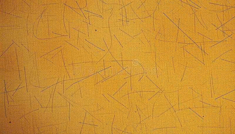 A Textured Surface Featuring an Ochre Yellow Background with Thin ...
