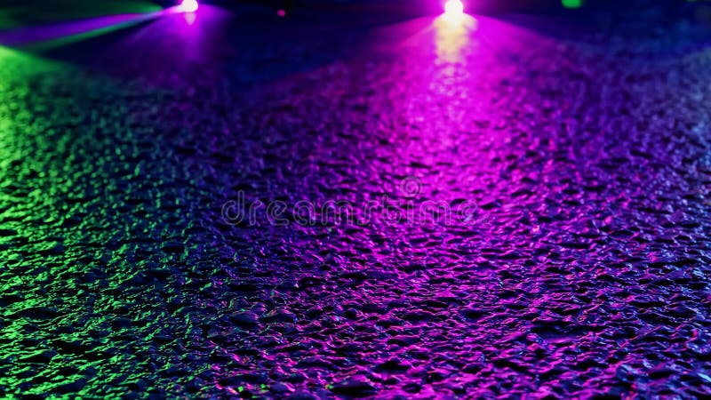 Textured Surface Illuminated by Multicolored Neon Lights, Abstract ...
