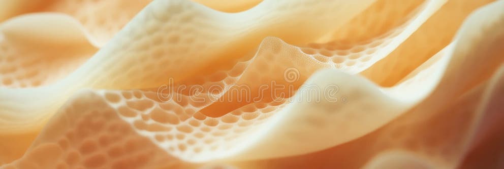 Light Yellow Cone Wafer Showcases Intricate Textured Surface with Fine ...