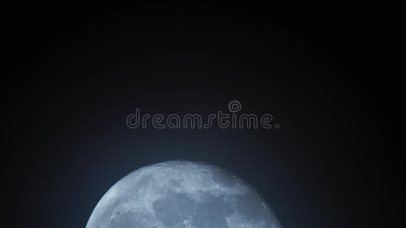 Textured Surface of the Moving Moon-001 Stock Video - Video of lunar ...