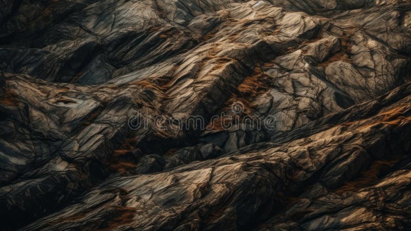 Textured Surface of Rocky. AI Generated Stock Illustration ...