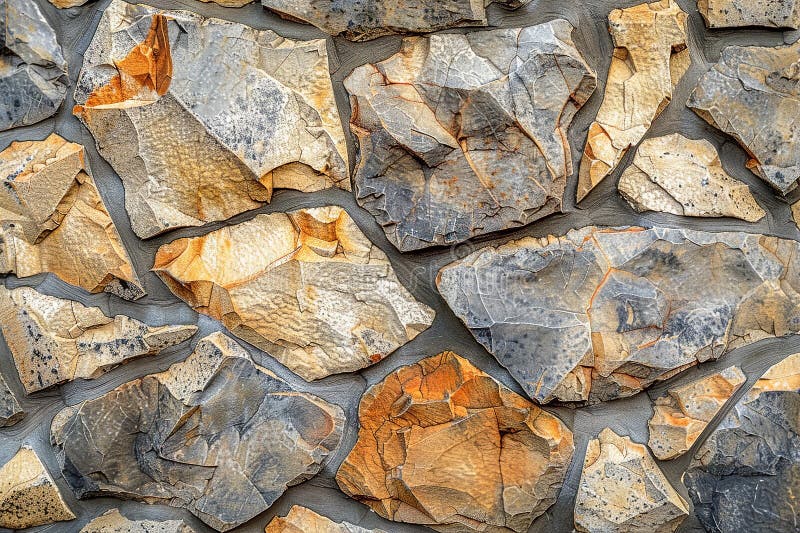 Textured Surface of Rugged Rocks with Distinct Veins Stock Photo ...