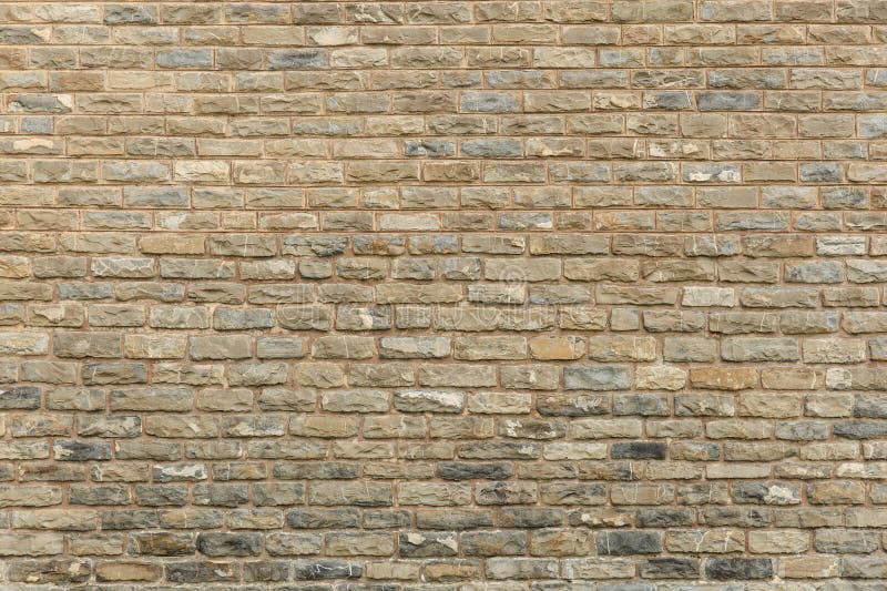 Textured Surface of a Rustic Stone Brick Wall Stock Image - Image of ...