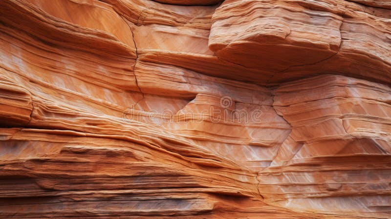 Textured Surface of a Sandstone Cliff. Generative AI Stock Illustration ...