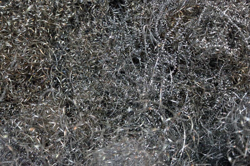 Metal Chips after Industrial Turning Stock Image - Image of swarf, pile ...