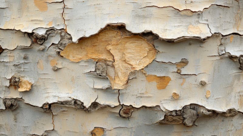 Textured Sycamore Tree Bark Detail Close Up Stock Illustration ...