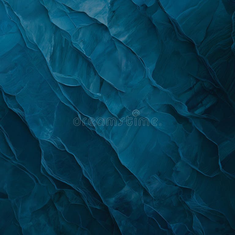 Textured Teal Wave Patterns and Overlapping Layers Creating a Serene ...