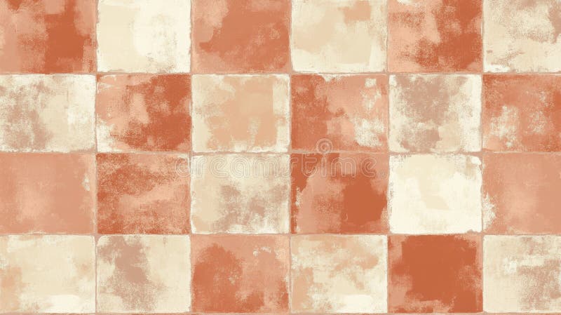 Textured Terracotta Tile Pattern with Warm Earthy Tones, Ideal for ...