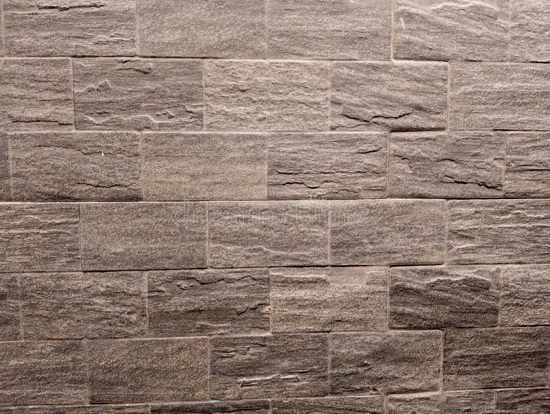 Textured Terrain: a Rustic Stone Wall with Natural Charm Stock Photo ...