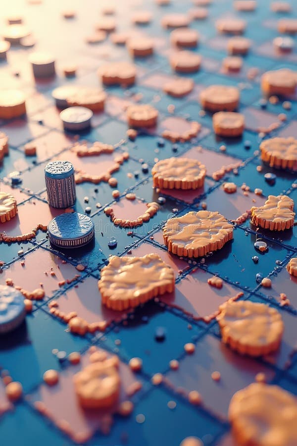 Textured Tiles Tactile Game Stock Illustration - Illustration of ...