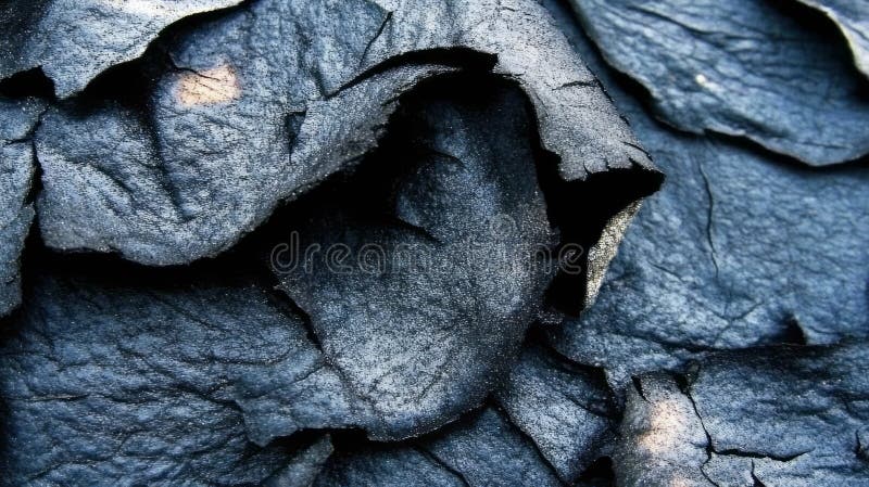 Textured Torn Burnt Paper with White Ash Detail for Abstract Art and ...