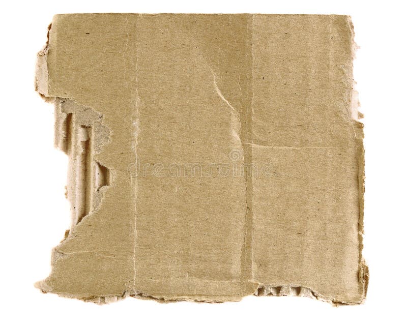 Ripped Cardboard stock photo. Image of cardboard, objects - 29376636