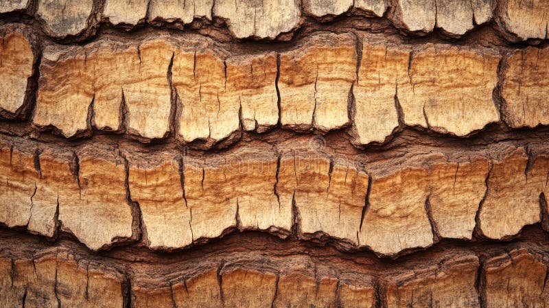 Textured Tree Bark Brown and Tan Layers Stock Illustration ...