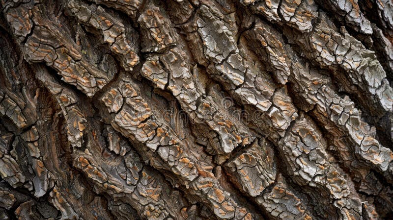 Textured Tree Bark Close-up: Patterns and Details in Nature Stock Image ...