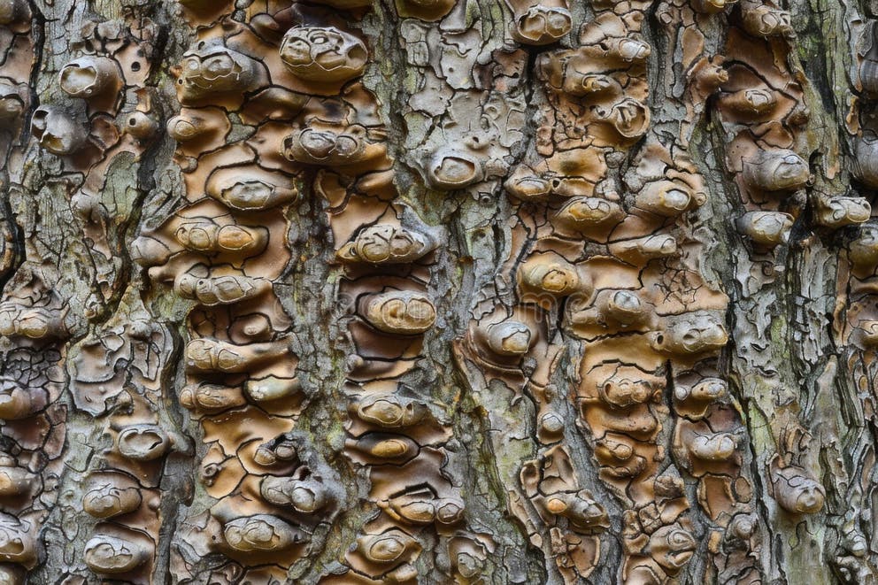 Textured Tree Bark stock illustration. Illustration of closeup - 342138825