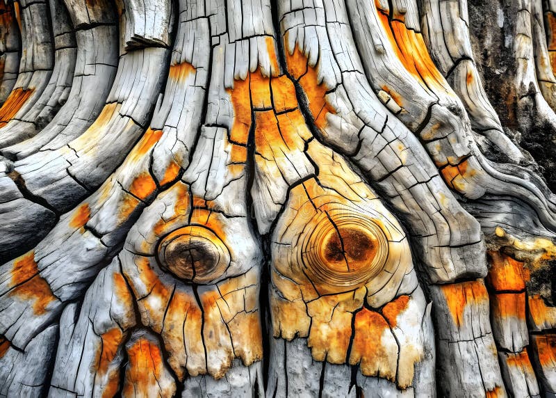 Textured Tree Bark Cracked Patterns Natural Abstract Colors Wood Stock ...