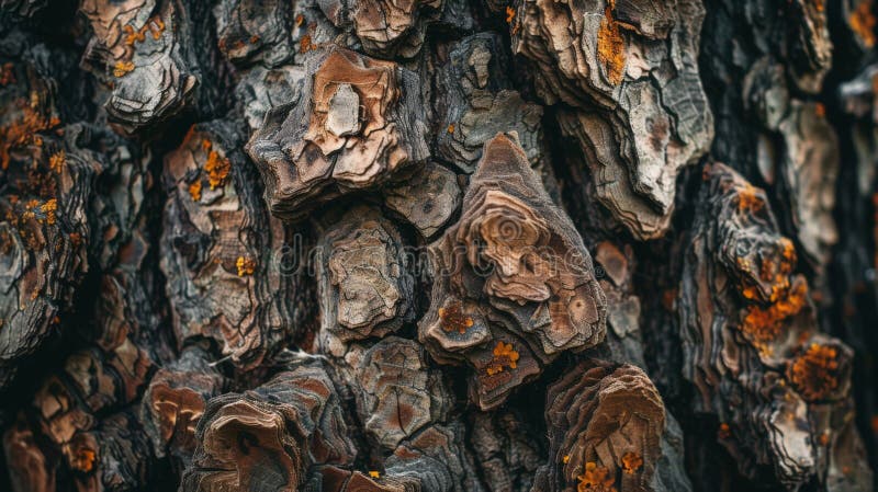 Close Up of Textured Tree Trunk Stock Image - Image of wooden, tree ...