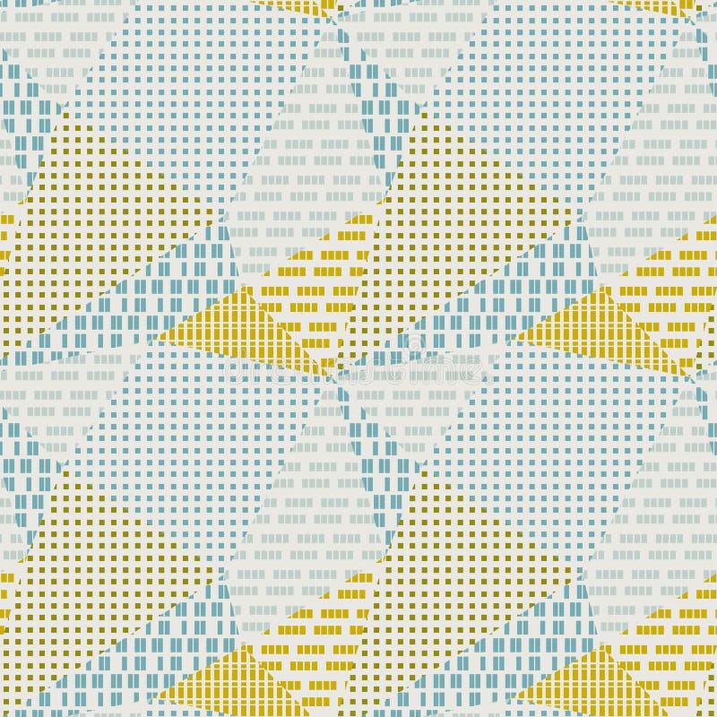 Textured Triangle Polygon Geometric Seamless Pattern Stock Vector ...