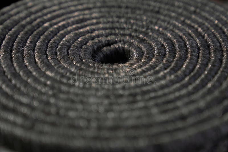 Textured, Twisted, Coiled Natural Dark Jute Pattern As Background ...