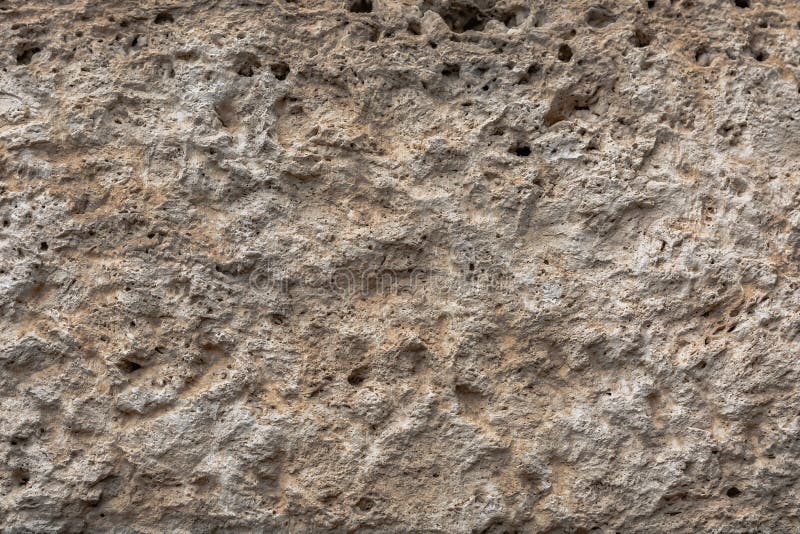 Textured Rough Surface of Yellow Limestone. Stock Photo - Image of ...