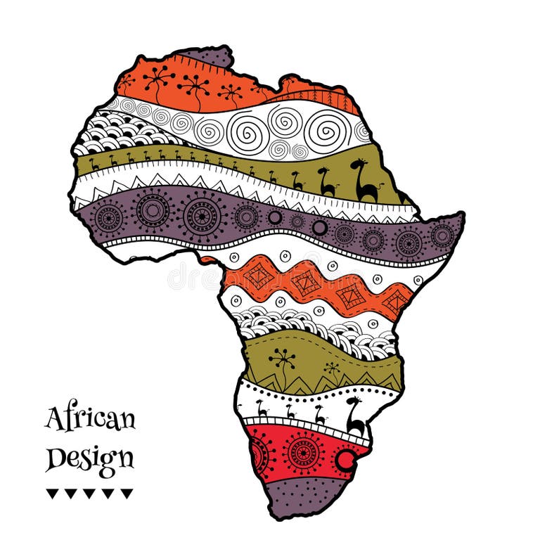 Africa Map Pattern Stock Illustrations – 20,709 Africa Map Pattern ...