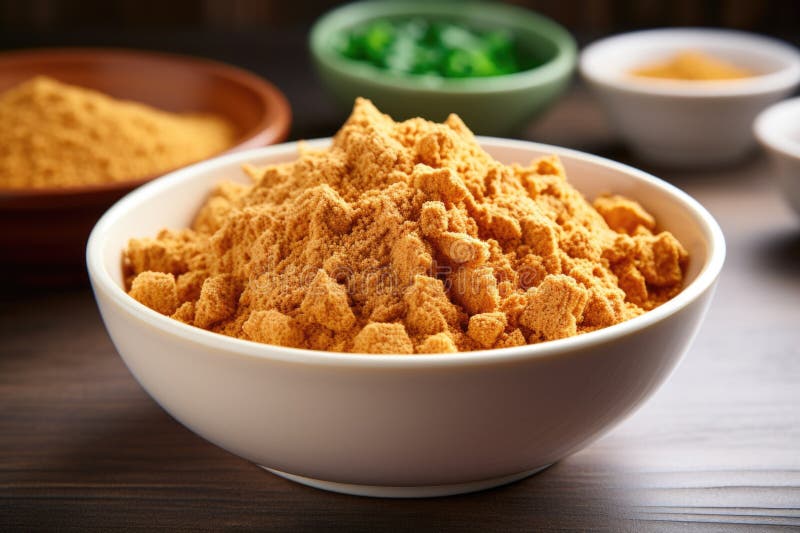 Textured Vegetable Protein As Meat Substitute Stock Image - Image of ...