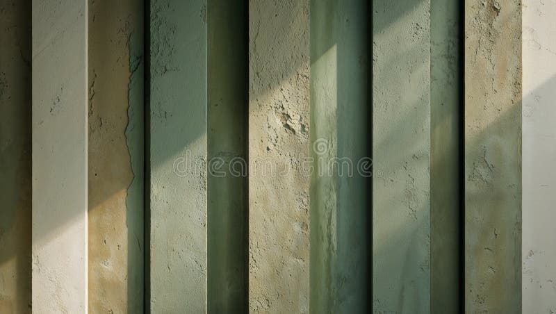 Textured Vertical Bands of Earthy Tones and Shades of Green Wall Stock ...
