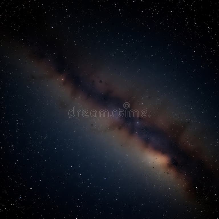 A Textured View of the Milky Way with Intricate Patterns of Stars Stock ...