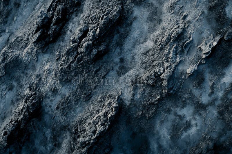 Textured Volcanic Ash, Rugged Gray and Black Particles with Visible ...