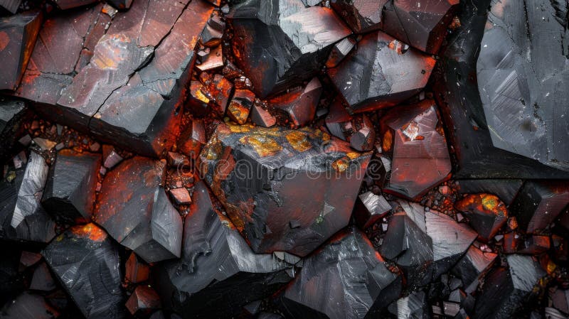 Intricate Patterns of Volcanic Rocks Showcasing Vivid Colors and ...