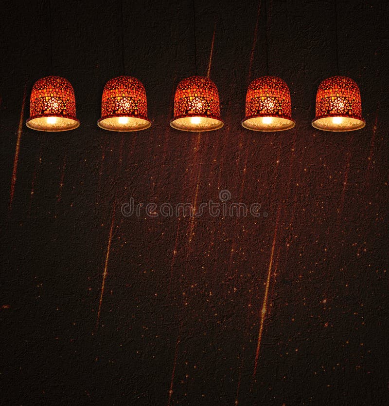 Textured Wall and Ceiling Lamps Stock Photo - Image of brick, element ...