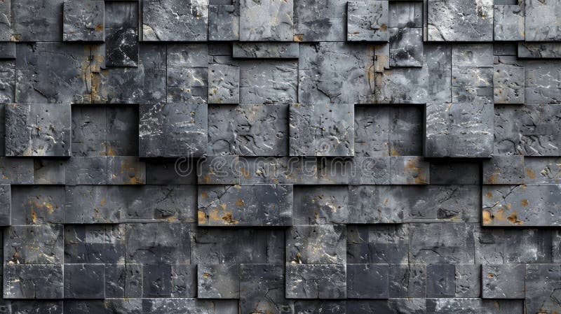 Architectural Concrete Cement Brick Wall Design in Modern Urban Setting ...