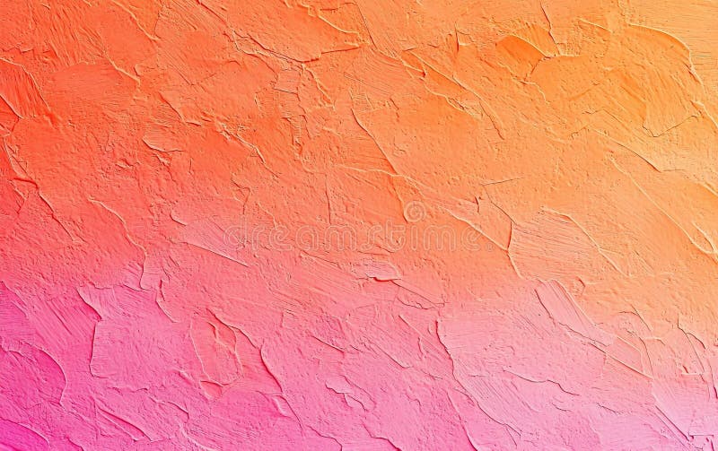 Textured Wall with a Gradient of Warm Orange and Subtle Pink Hues ...