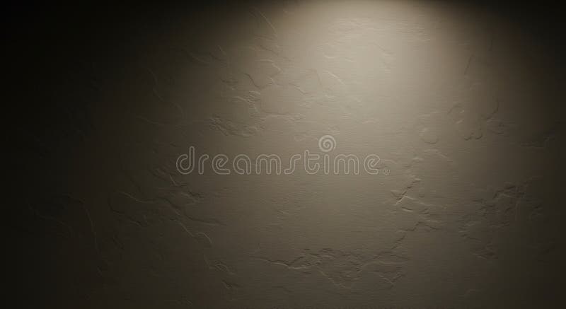 Textured Wall Illuminated by a Single Light Source Stock Illustration ...