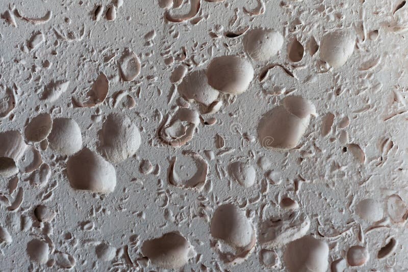 Textured Wall Lined with Shell Rock Tiles. Stock Photo - Image of ...