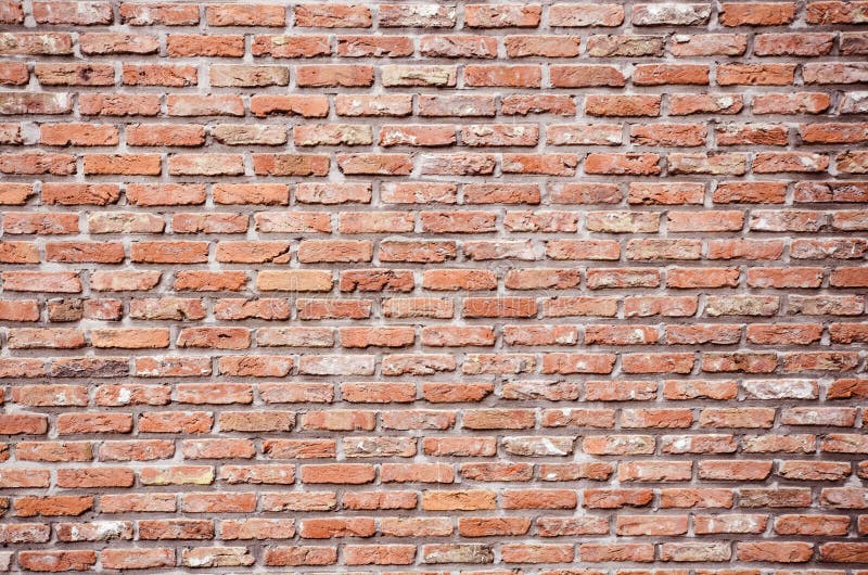 Textured Wall of Red Bricks, Detailed Background Stock Photo - Image of ...